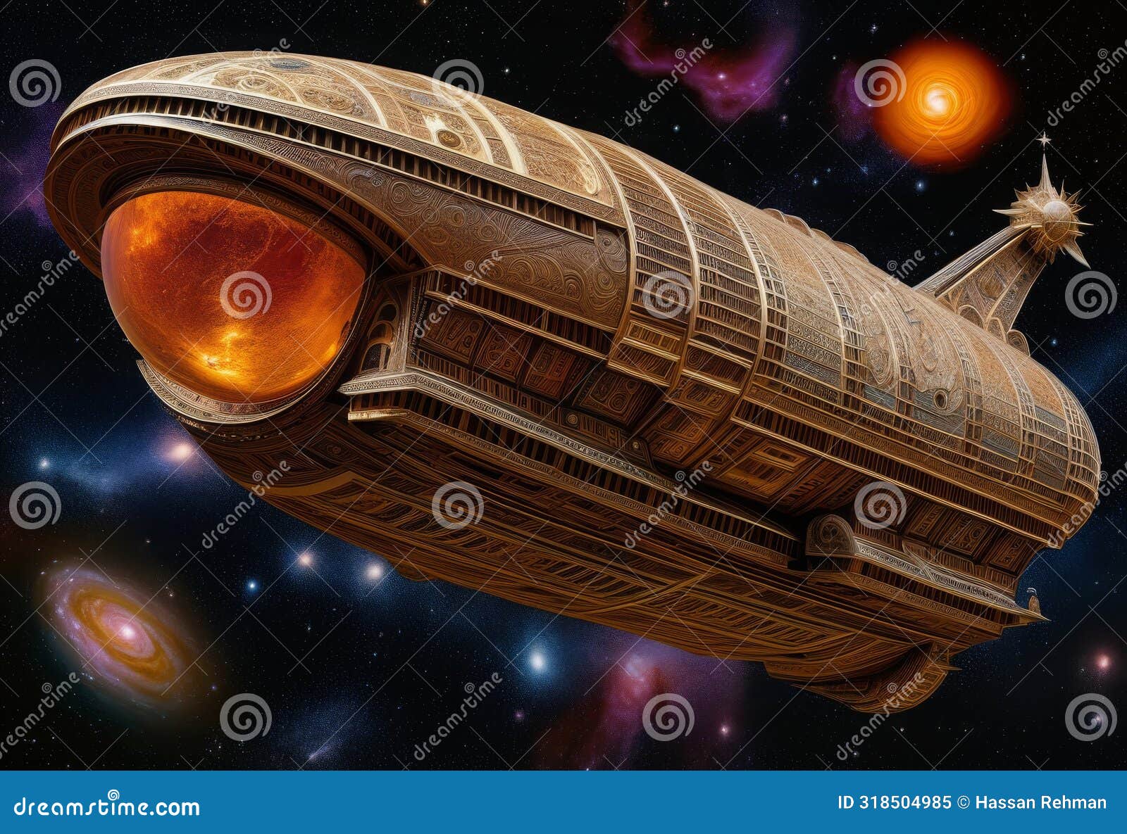 Exploring The Enchanting Depths Of The Celestial Behemoth Stock Image ...