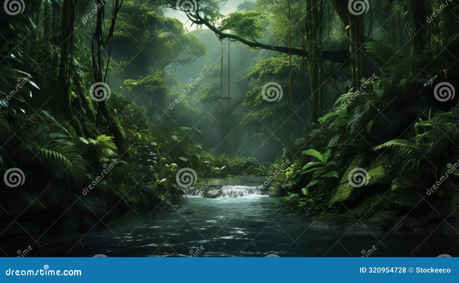 Exploring the Enchanting Underwater Rainforest: a Visual Journey Stock ...