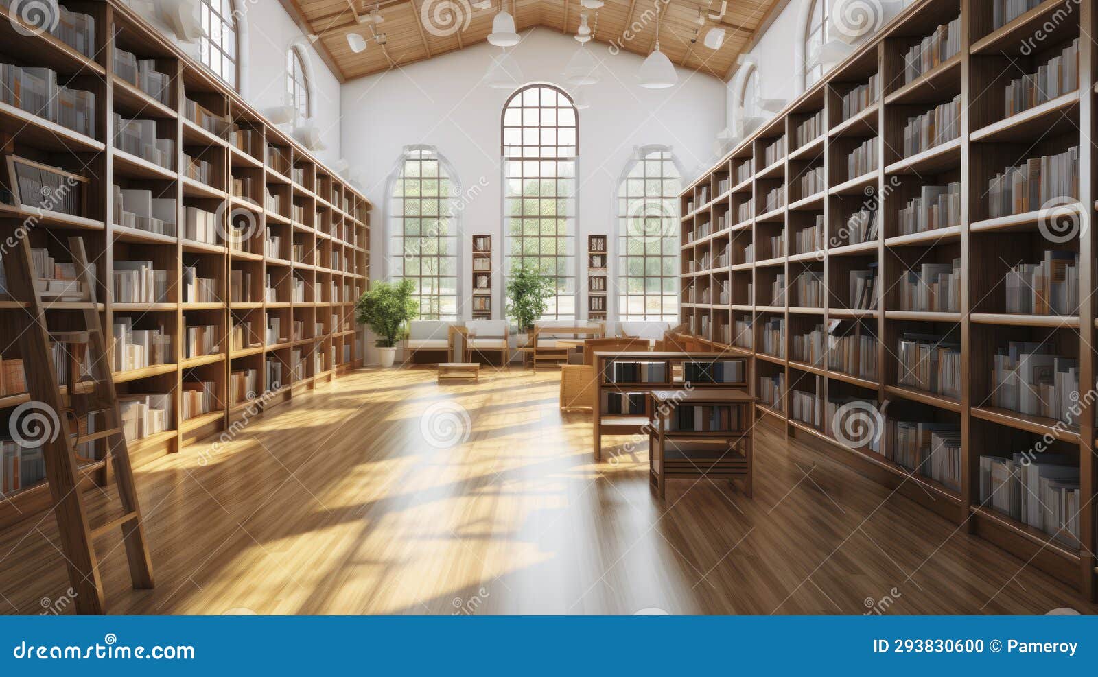 Exploring Endless Knowledge. Inside the Library S Book-Laden Shelves ...