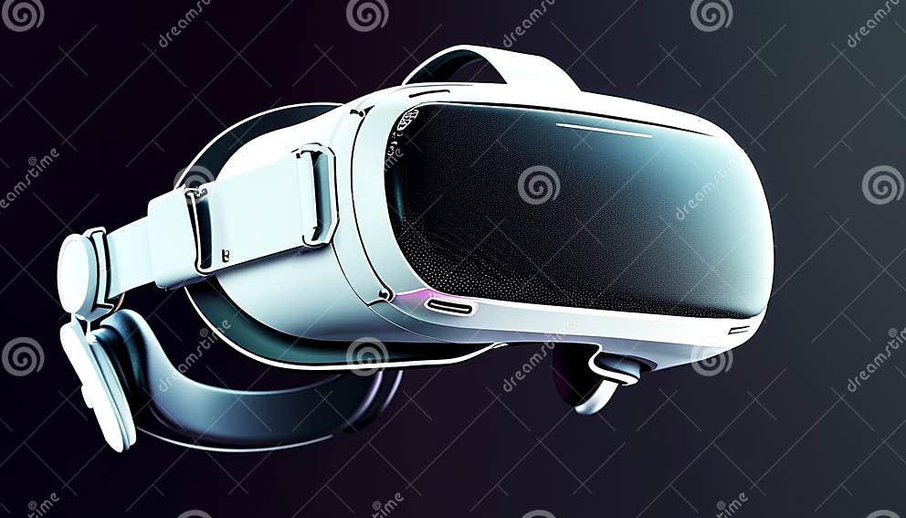 Exploring the Future of Technology with a Sleek Virtual Reality Headset ...