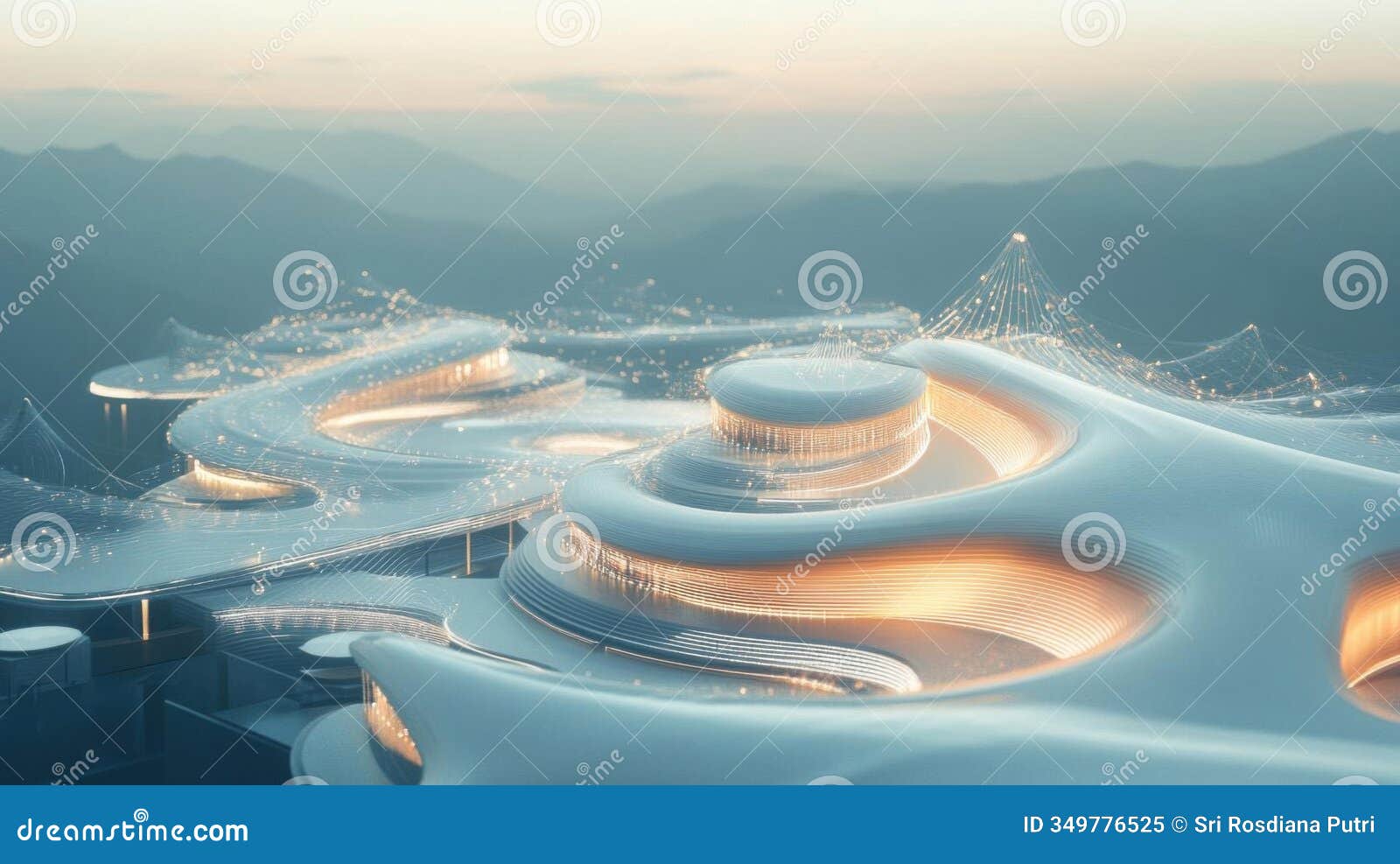 Exploring Futuristic Architecture, a Digital Landscape Design with ...