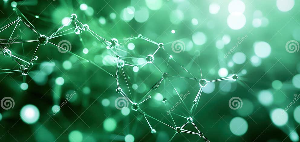 Exploring Futuristic Technology with Green and White Digital Design ...