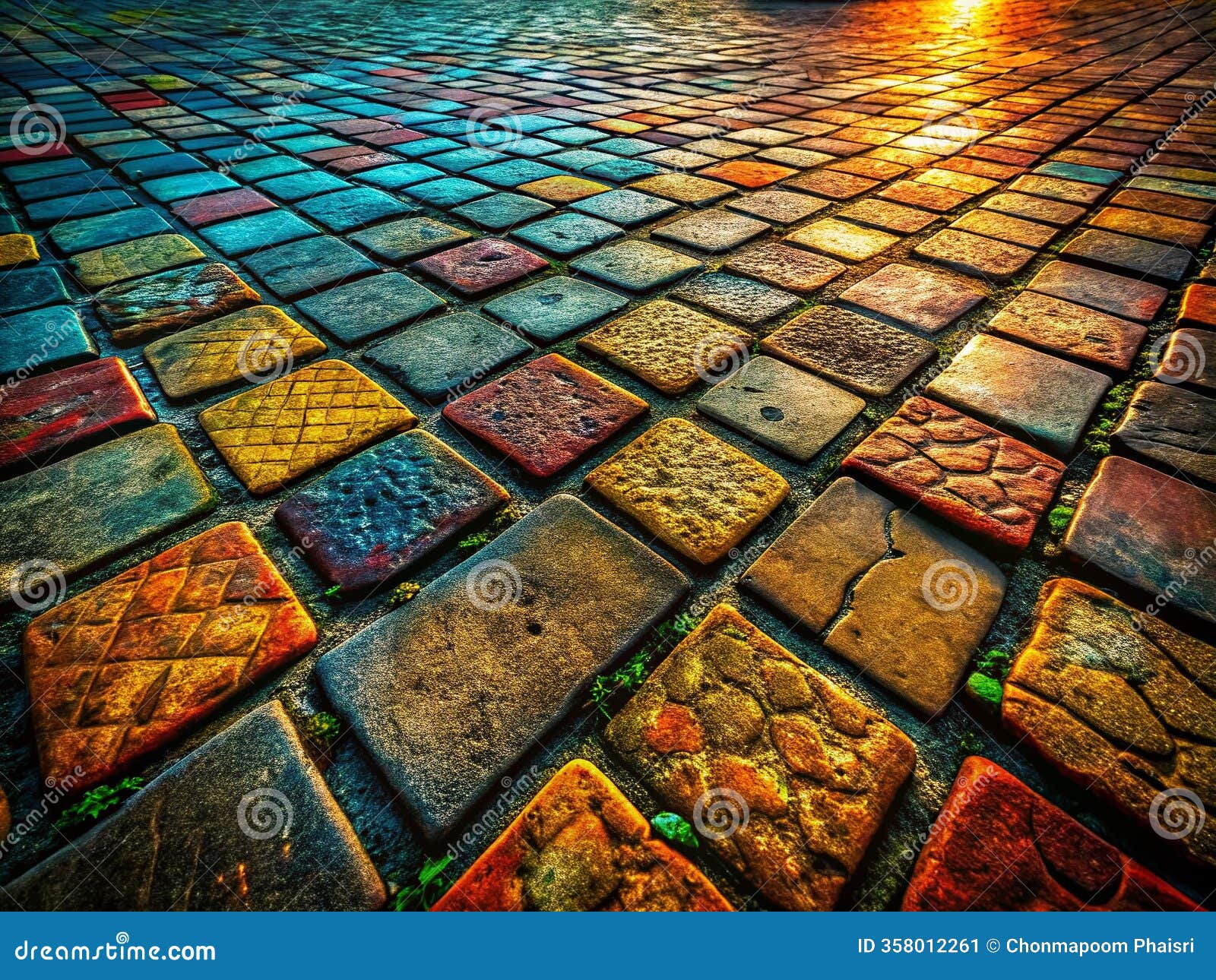 Exploring Geometric Patterns in Urban Stone Paving a Detailed Look at ...