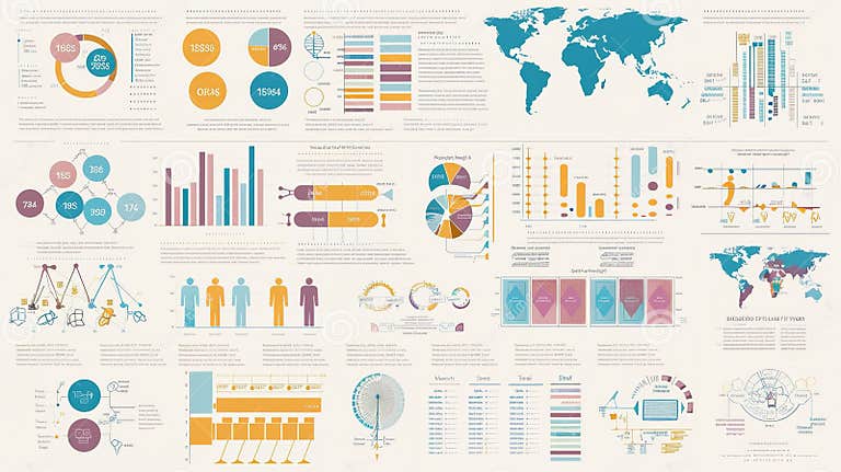 Exploring Global Data Trends through Informative Infographics Featuring ...