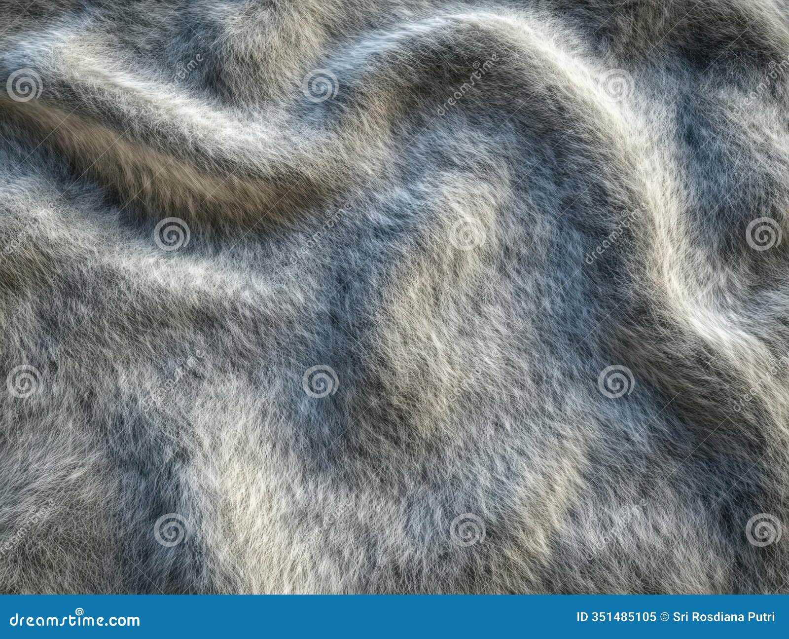 Exploring Gray Fur Texture, a Detailed Look Stock Illustration ...
