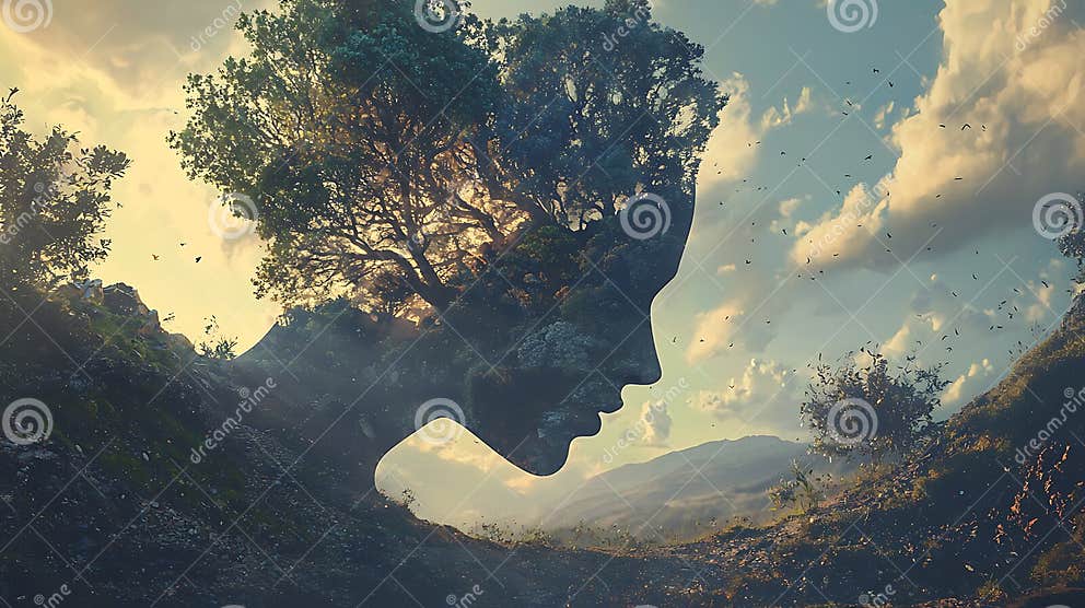 Exploring the Harmonious Fusion of Nature and Humanity a Dreamlike ...