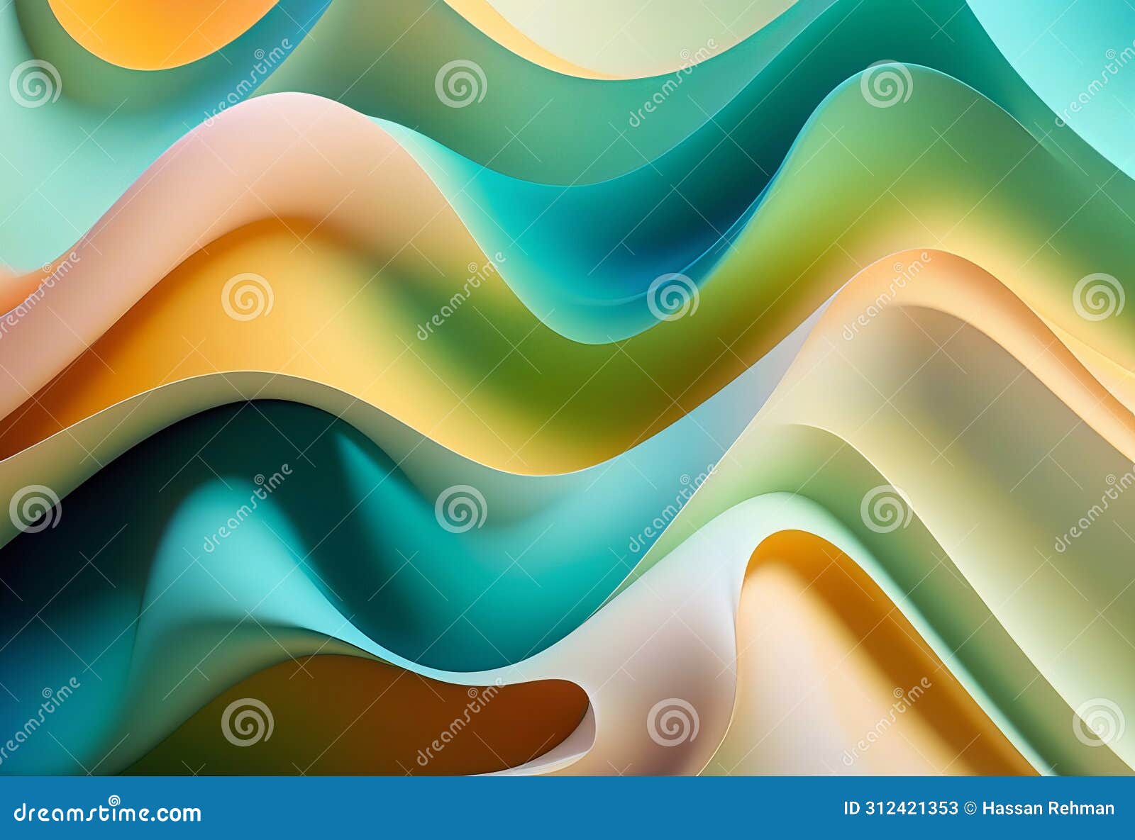 Exploring the Harmonious Interplay of Smooth Shapes in Abstract Art ...