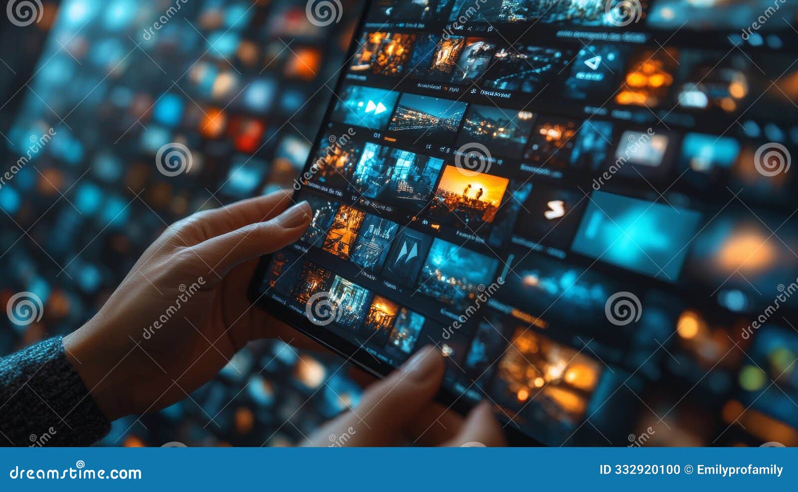 Exploring Holographic Symbols for Various Streaming Services in a ...