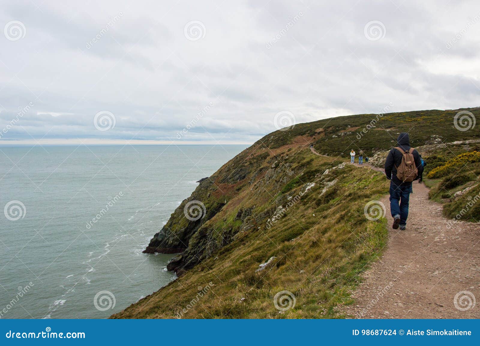 Exploring Howth peninsula stock photo. Image of scenics - 98687624