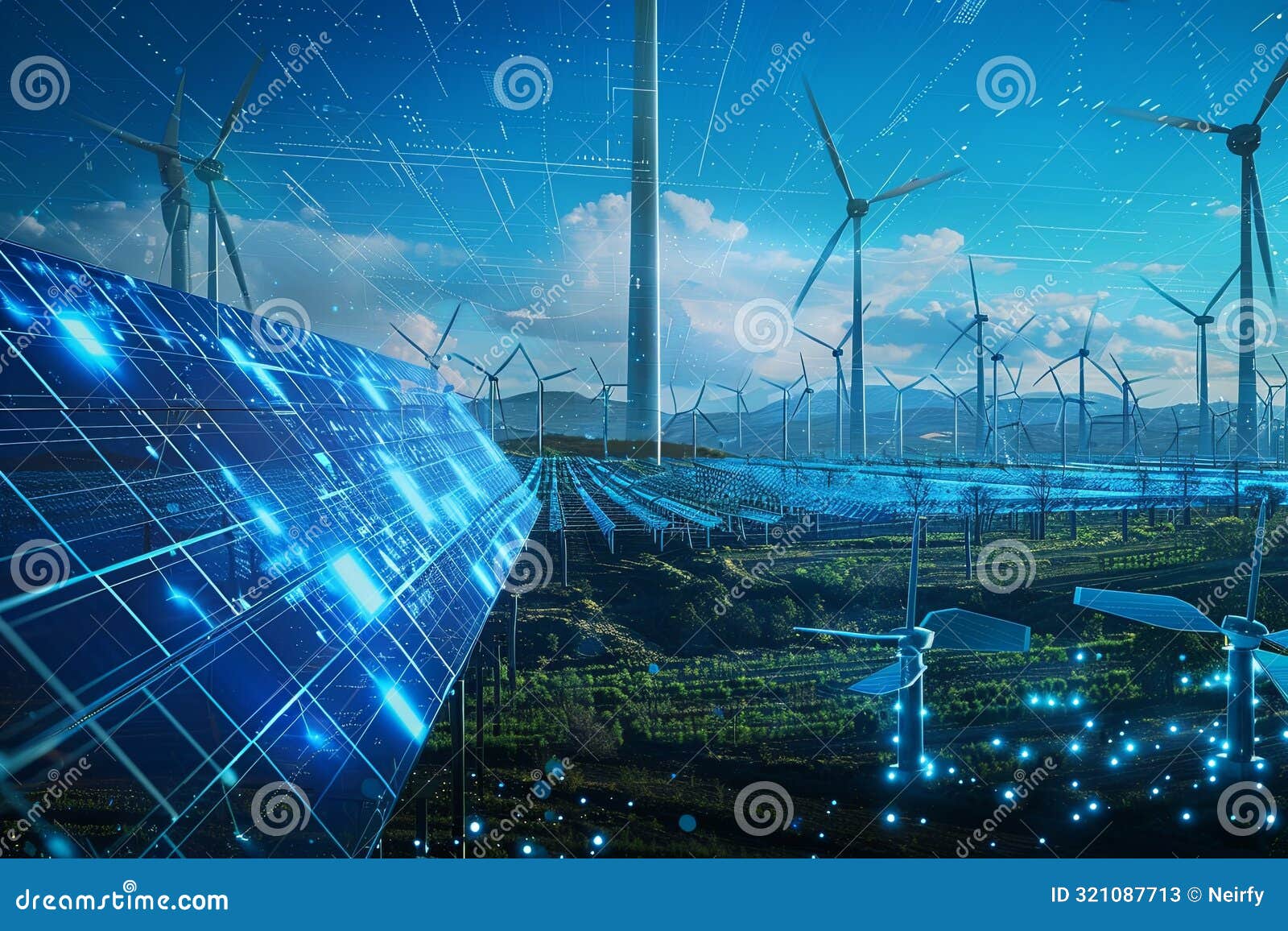 Exploring the Implementation of Solar Panels and Wind Turbines in a ...
