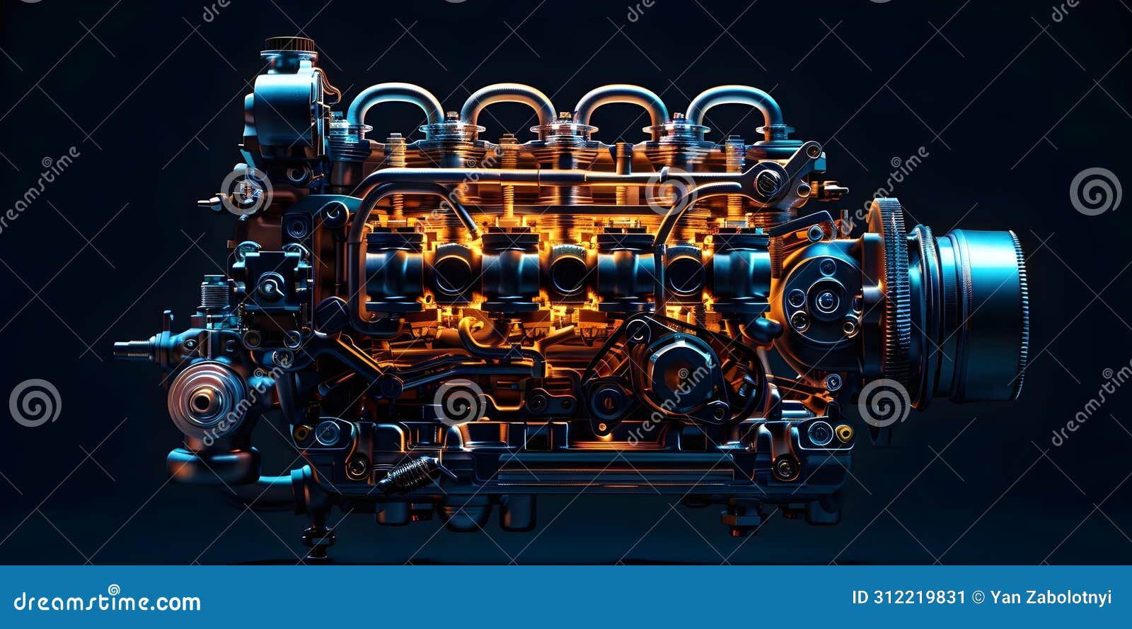 Exploring the Inner Workings of a Car Engine in Motion: an Intricate ...