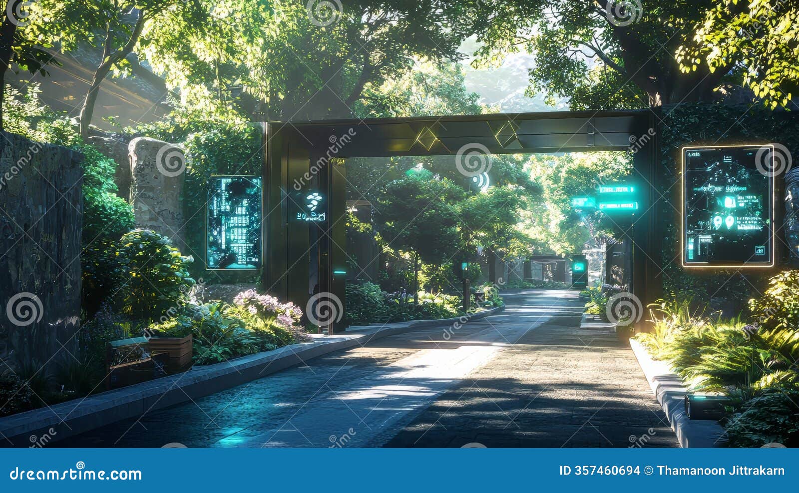 Exploring the Intersection of IoT Smart Homes through a Serene Street ...