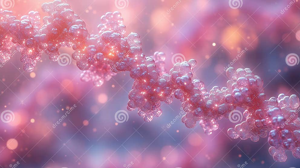Exploring the Intricacies of Molecular Structures in Biology Stock ...