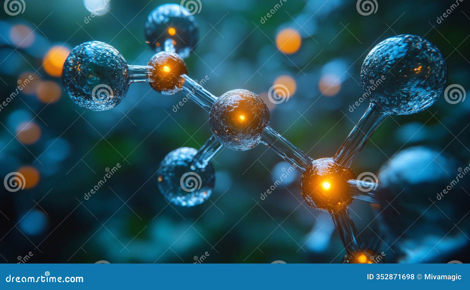 Exploring the Intricacies of Molecular Structures in Chemistry Stock ...
