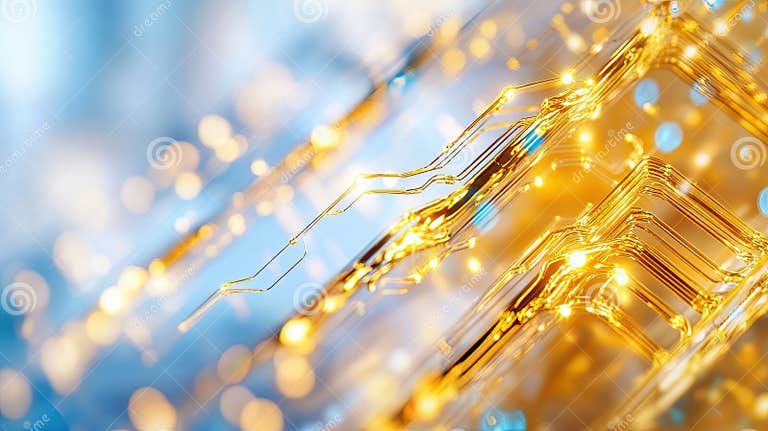 Exploring the Intricacies of Quantum Computing Technology in a Futuristic Setting Stock Image ...