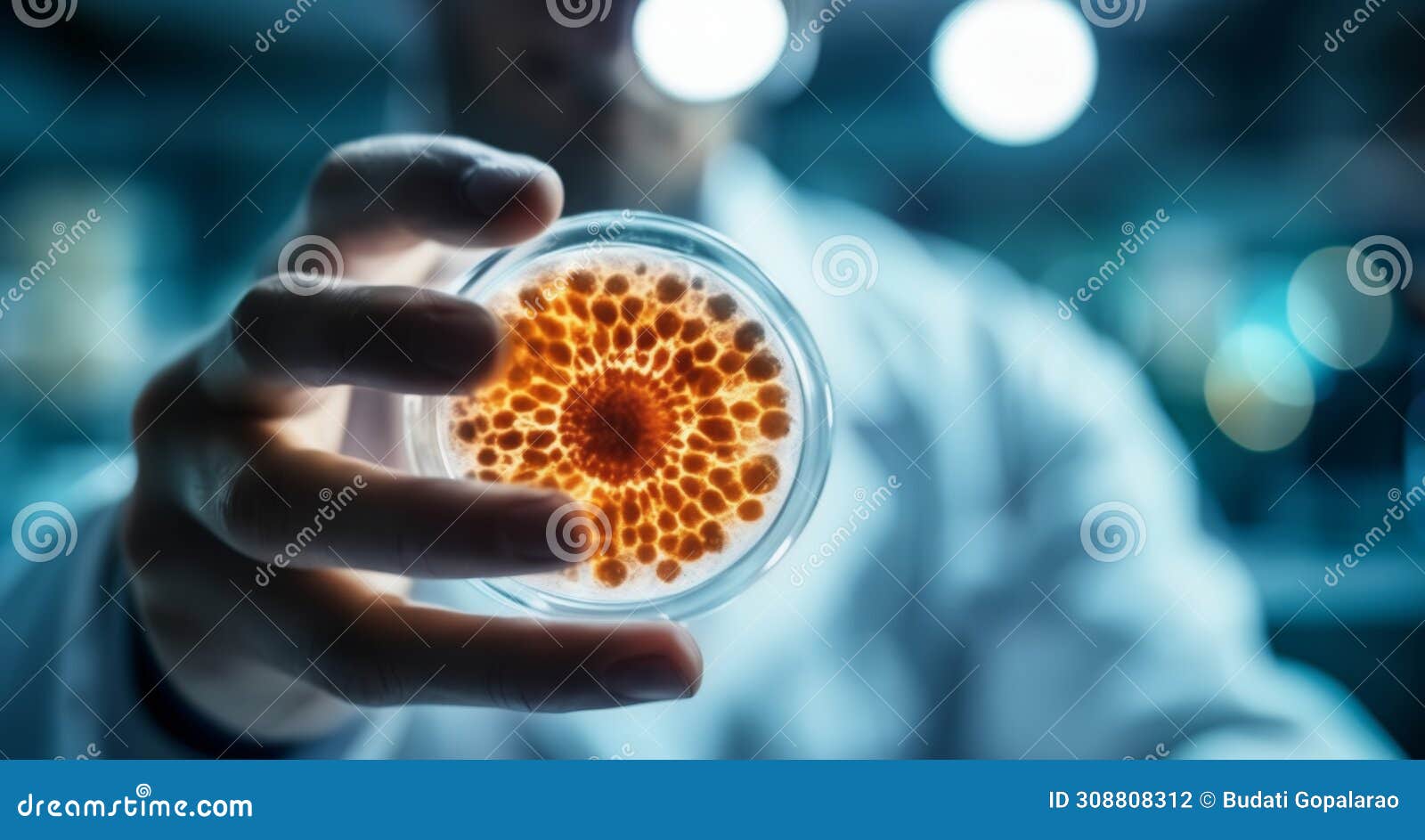 Exploring the Intricate Beauty of Nature Under the Microscope Stock ...