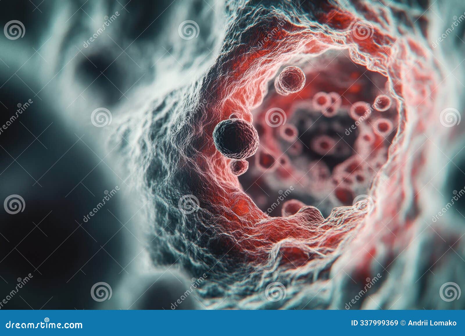 Exploring the Intricate Details of a Human Cell Environment Under a ...
