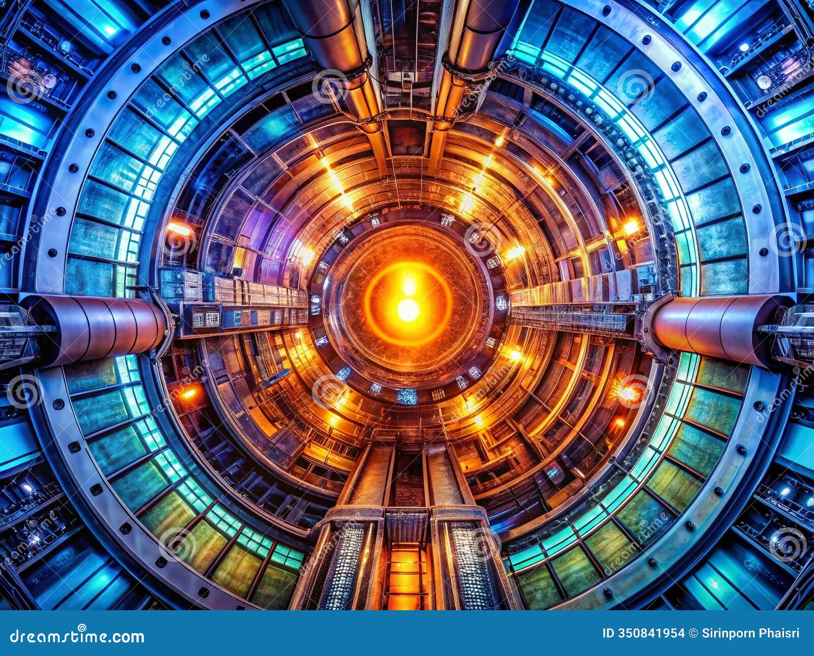 Exploring the Intricate Inner Workings of a Futuristic Fusion Reactor ...