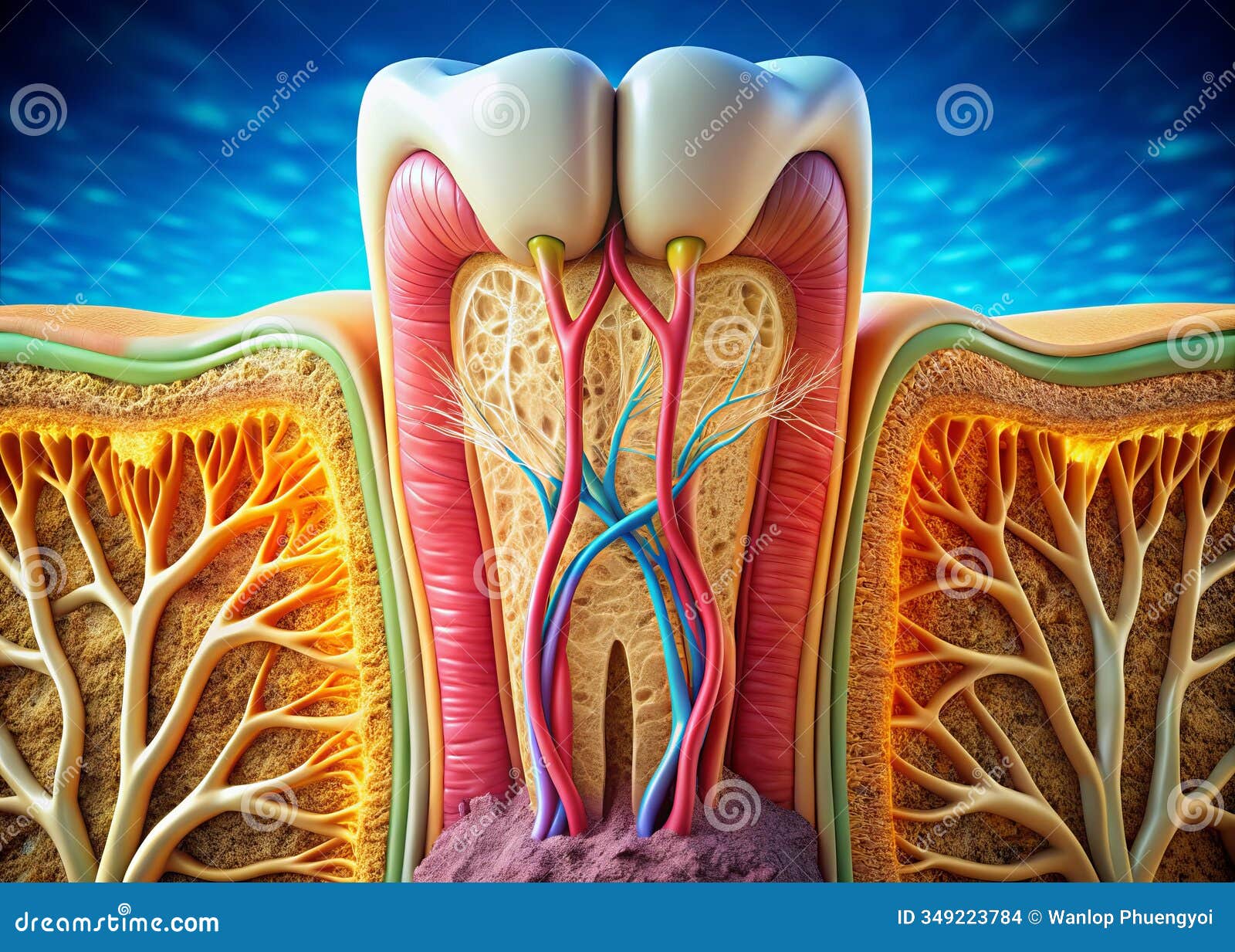 Exploring the Intricate Microscopic Structure of Teeth Roots: a Deep ...
