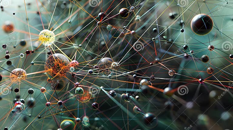 Exploring Intricate Network Structures, a Visual Journey into Interconnected Nodes and Complex ...