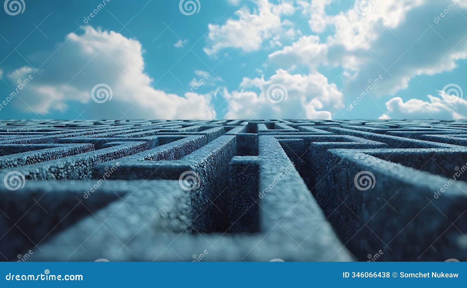 Exploring the Intricate Overhead View of a Modern Architectural Maze ...