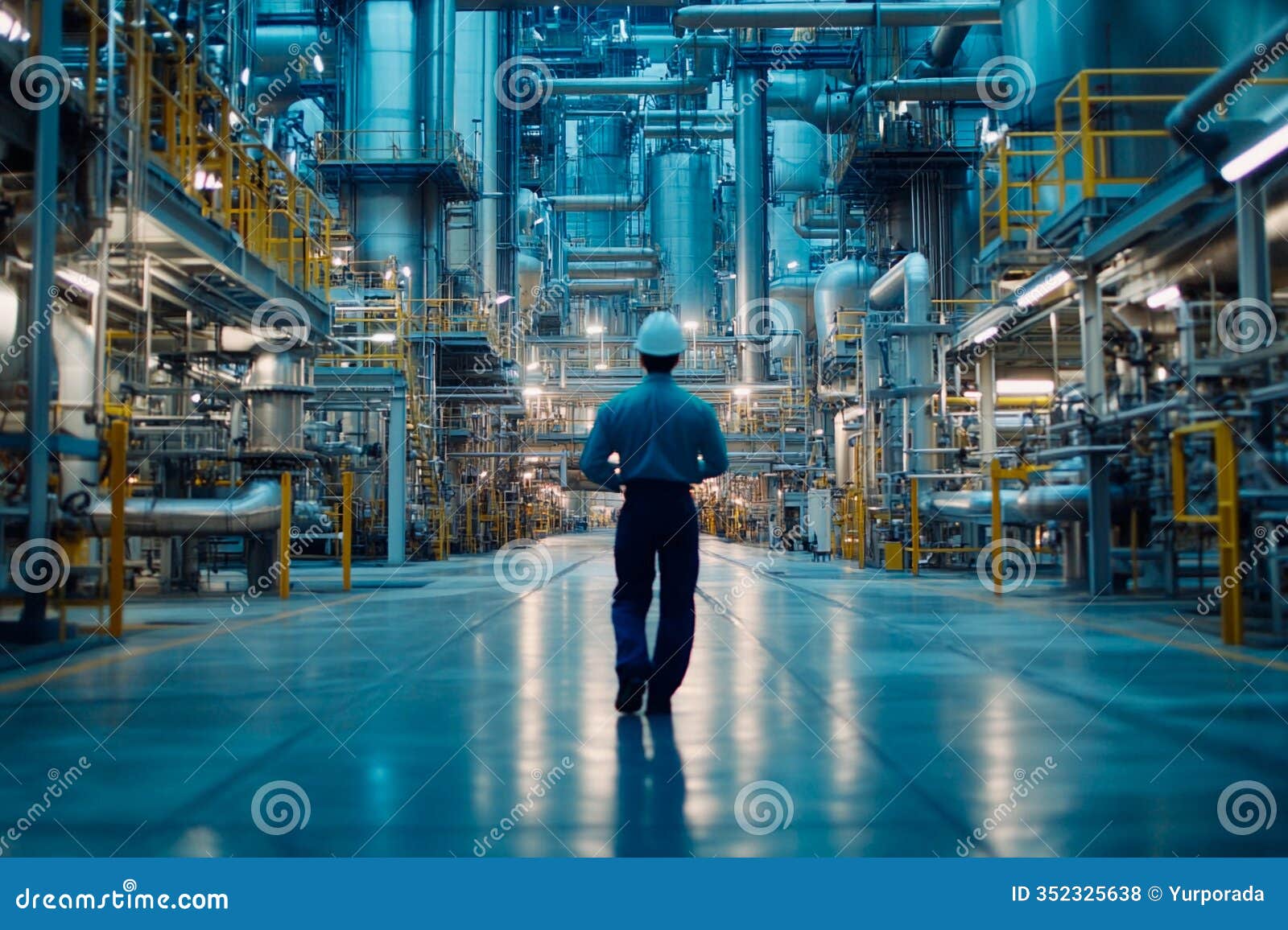 Exploring the Intricate Pathways of a Modern Industrial Facility at ...