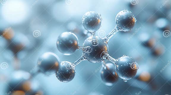 Exploring the Intricate World of Molecular Structures in Science Stock ...