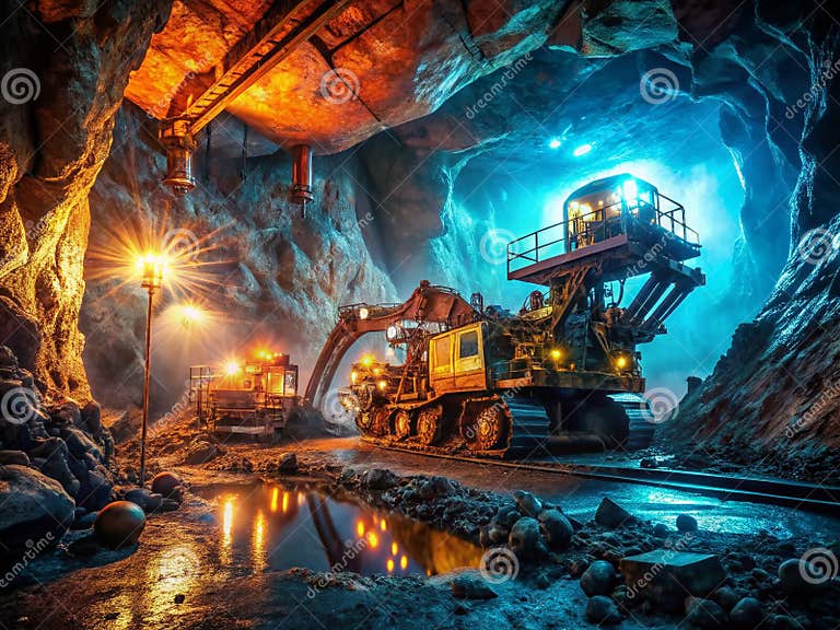 Exploring the Intricate World of Underground Mining a Visual Deep Dive into Extraction Machinery ...