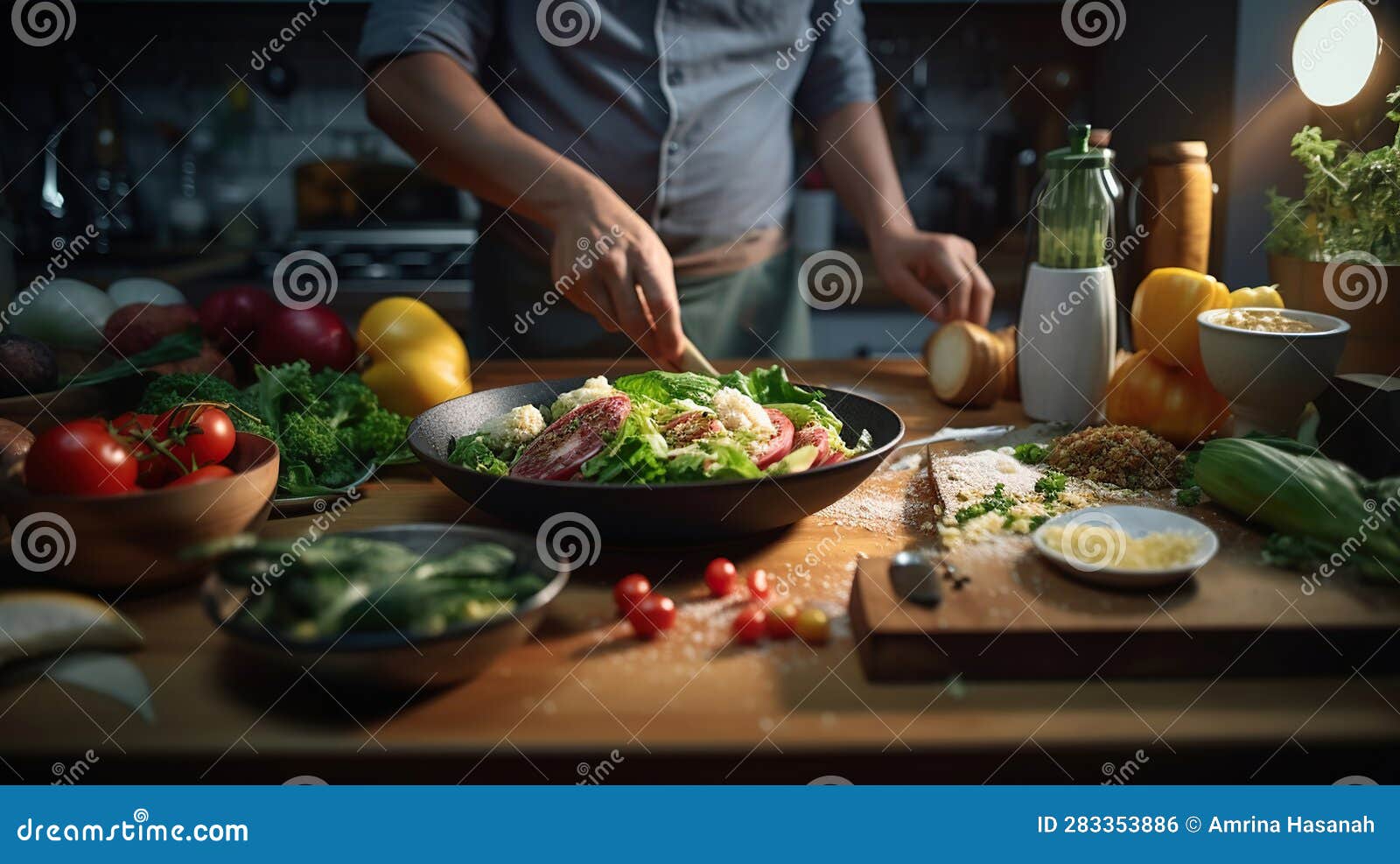 Exploring the Joy of Cooking and Food Creation. Generative Ai Stock ...