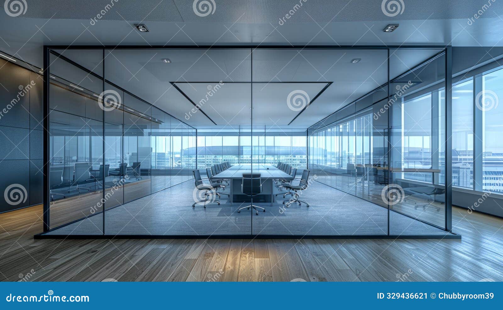 Exploring the Layout and Design of a Modern Business Office Workplace ...