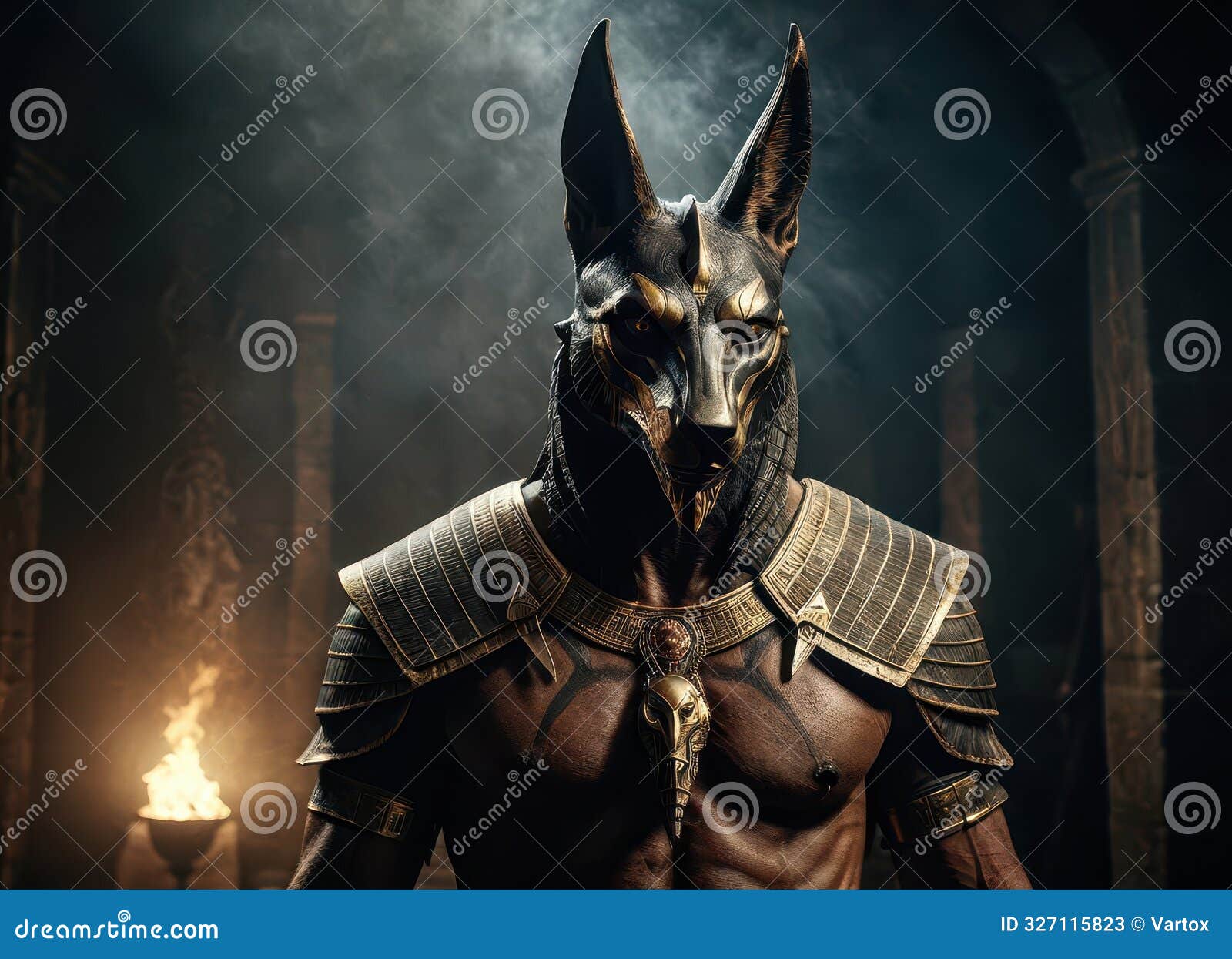 Exploring the Legend of Evil Anubis in Ancient Egyptian Mythology Stock ...