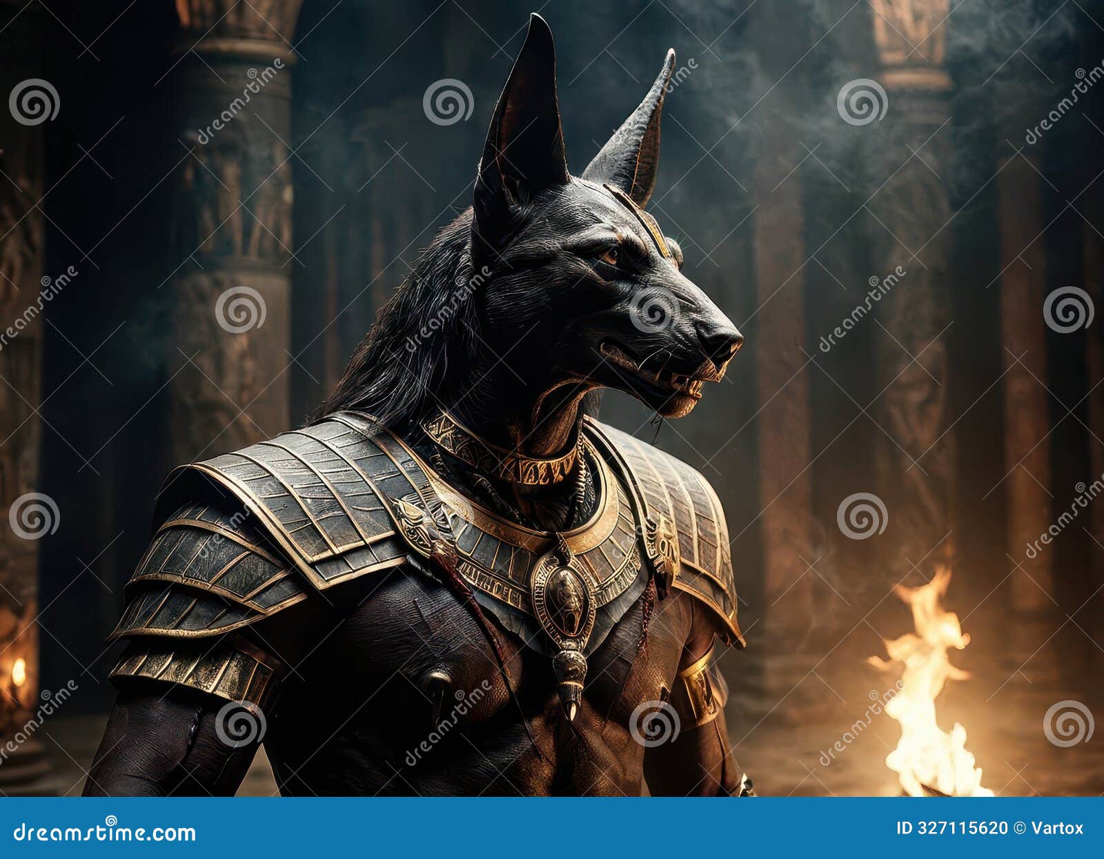 Exploring the Legend of Evil Anubis in Ancient Egyptian Mythology Stock ...