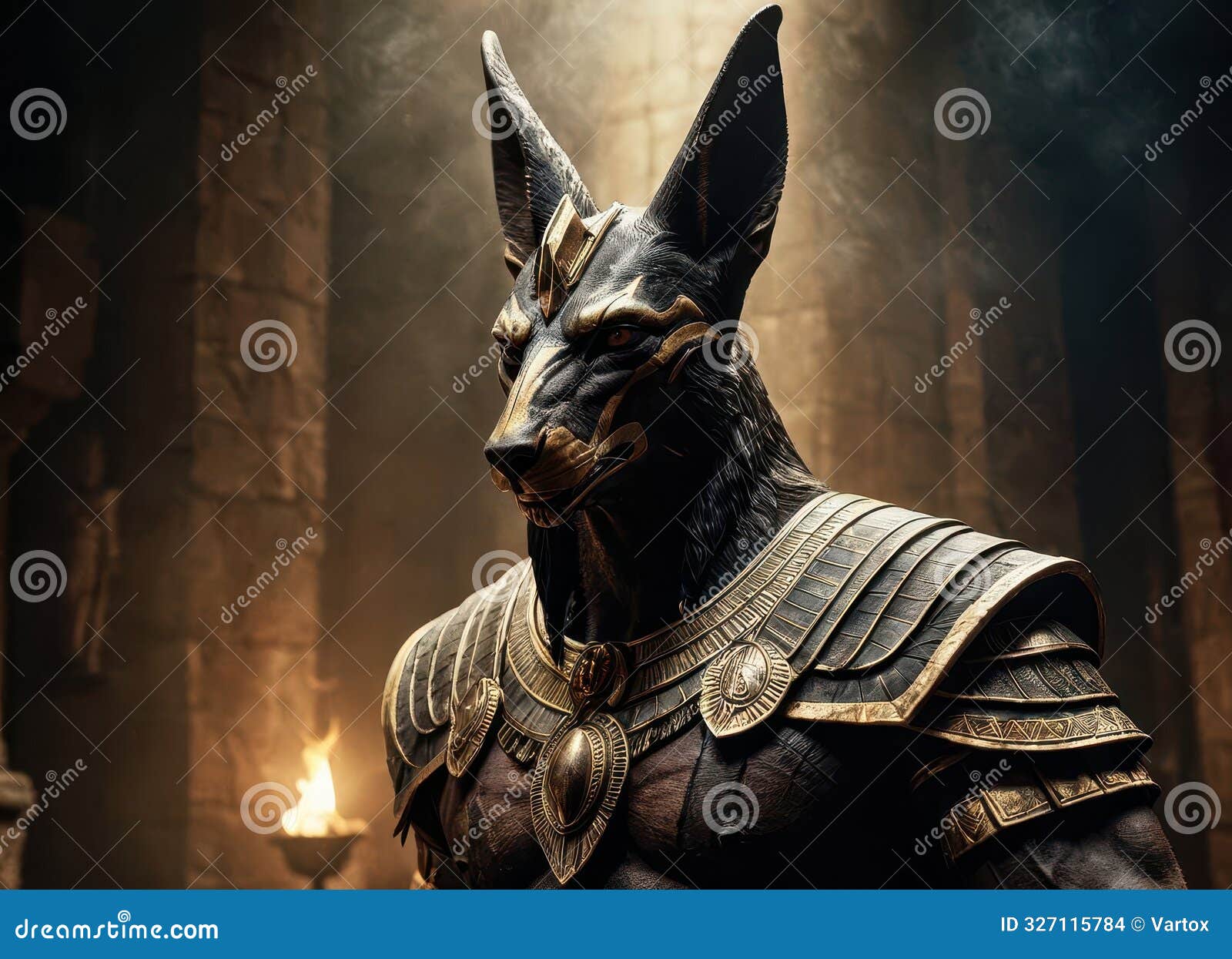 Exploring The Legend Of Evil Anubis In Ancient Egyptian Mythology Stock ...