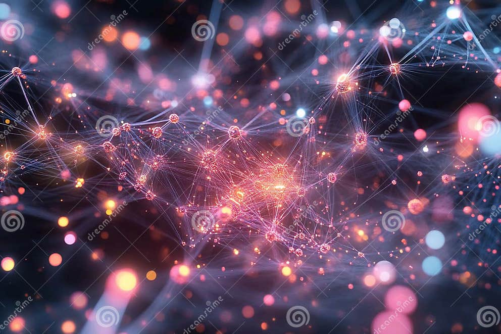 Exploring the Luminous Web of Interconnected Nodes in a Cosmic ...