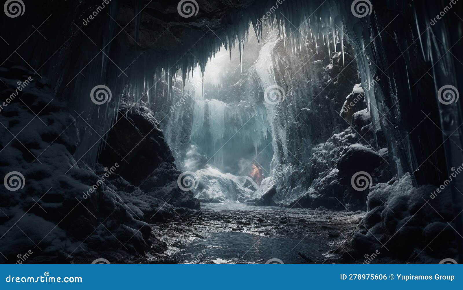 Exploring the Majestic Grotto, One Person Braves the Dark Underground ...