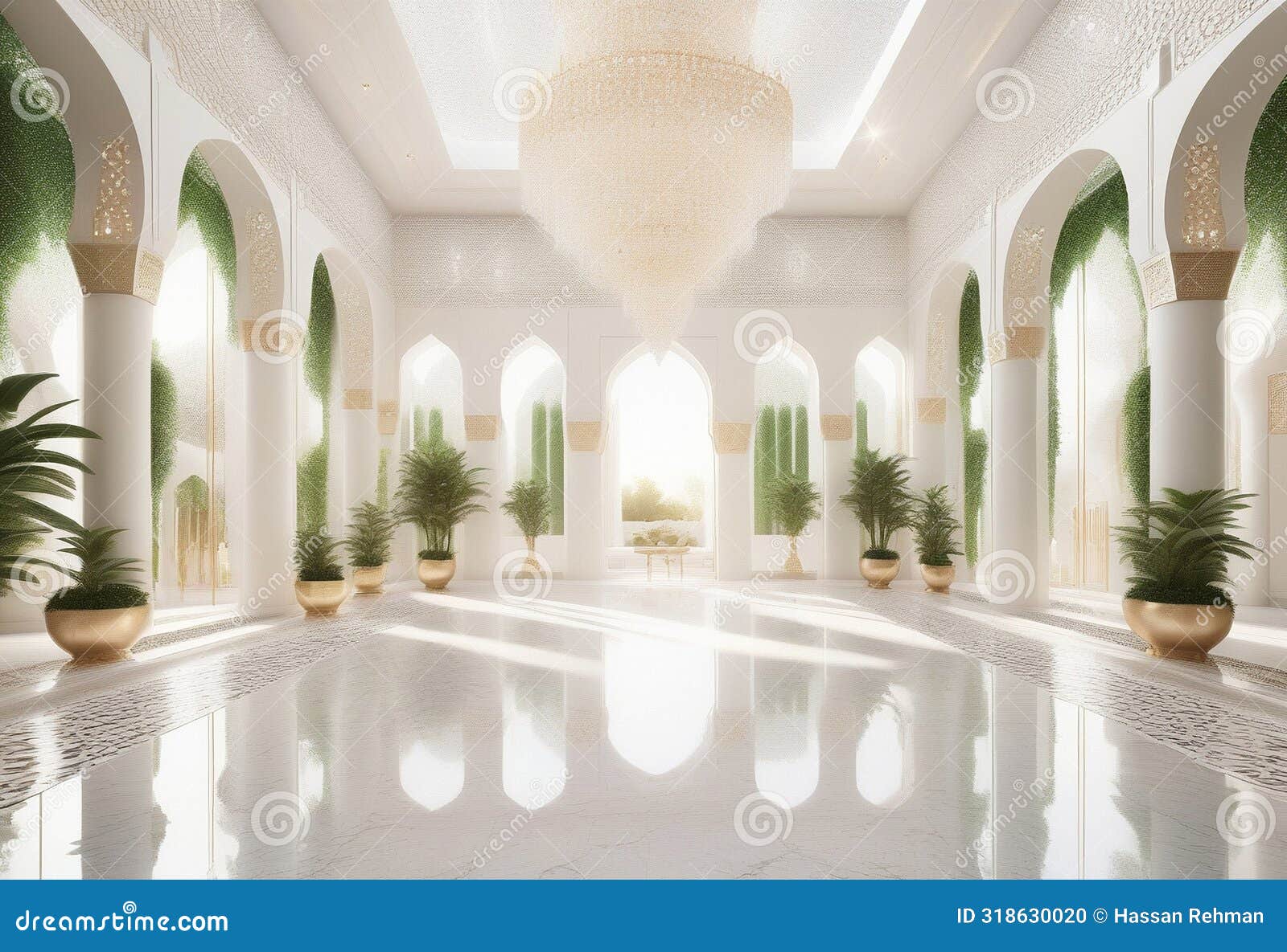 Exploring the Majestic Interiors of an Islamic-Style Modern Palace ...
