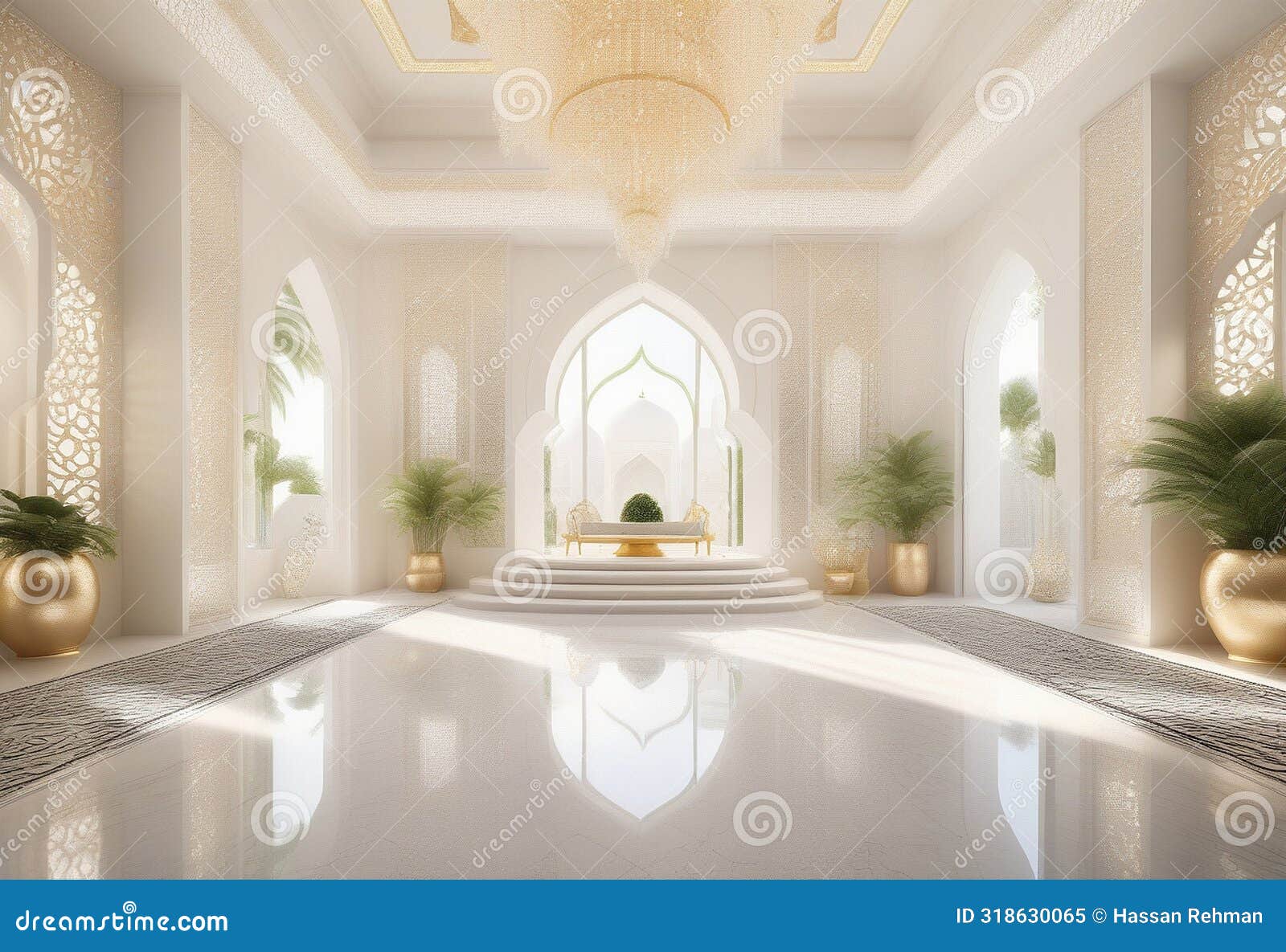 Exploring the Majestic Interiors of an Islamic-Style Modern Palace ...