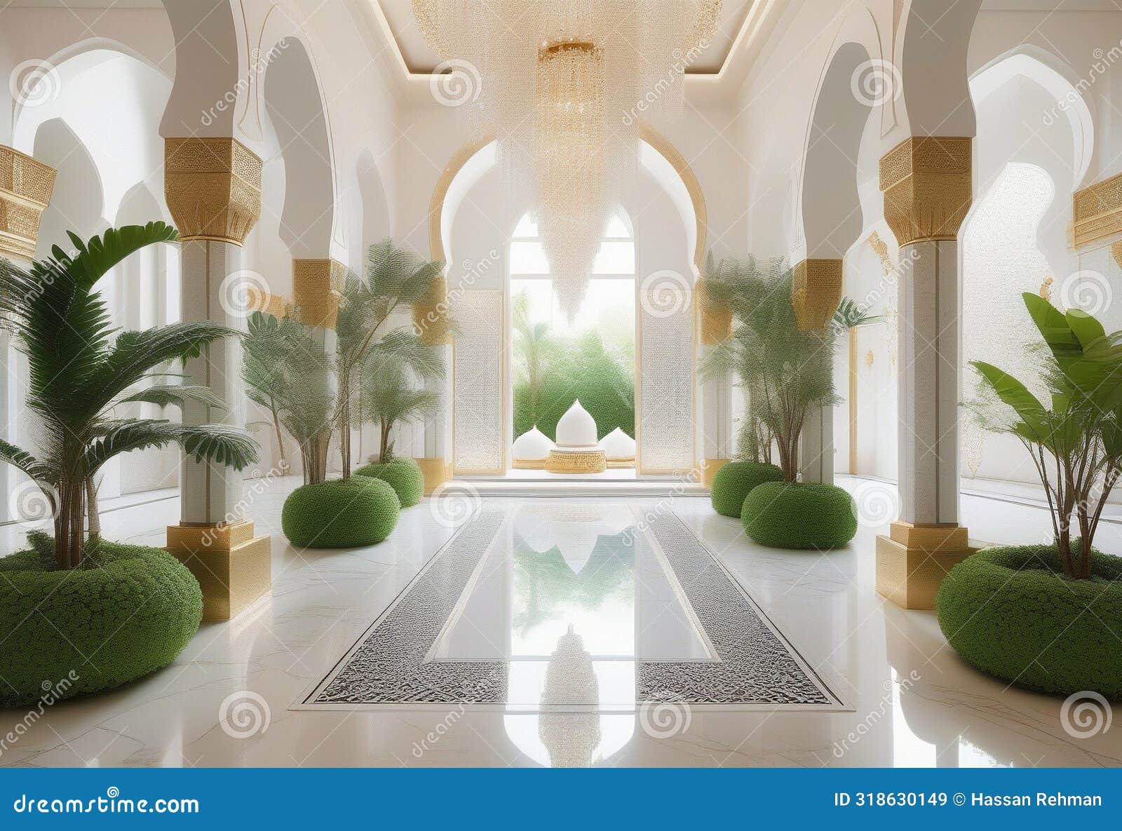 Exploring the Majestic Interiors of an Islamic-Style Modern Palace ...