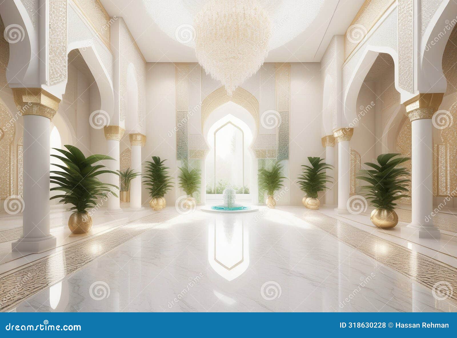 Exploring the Majestic Interiors of an Islamic-Style Modern Palace ...