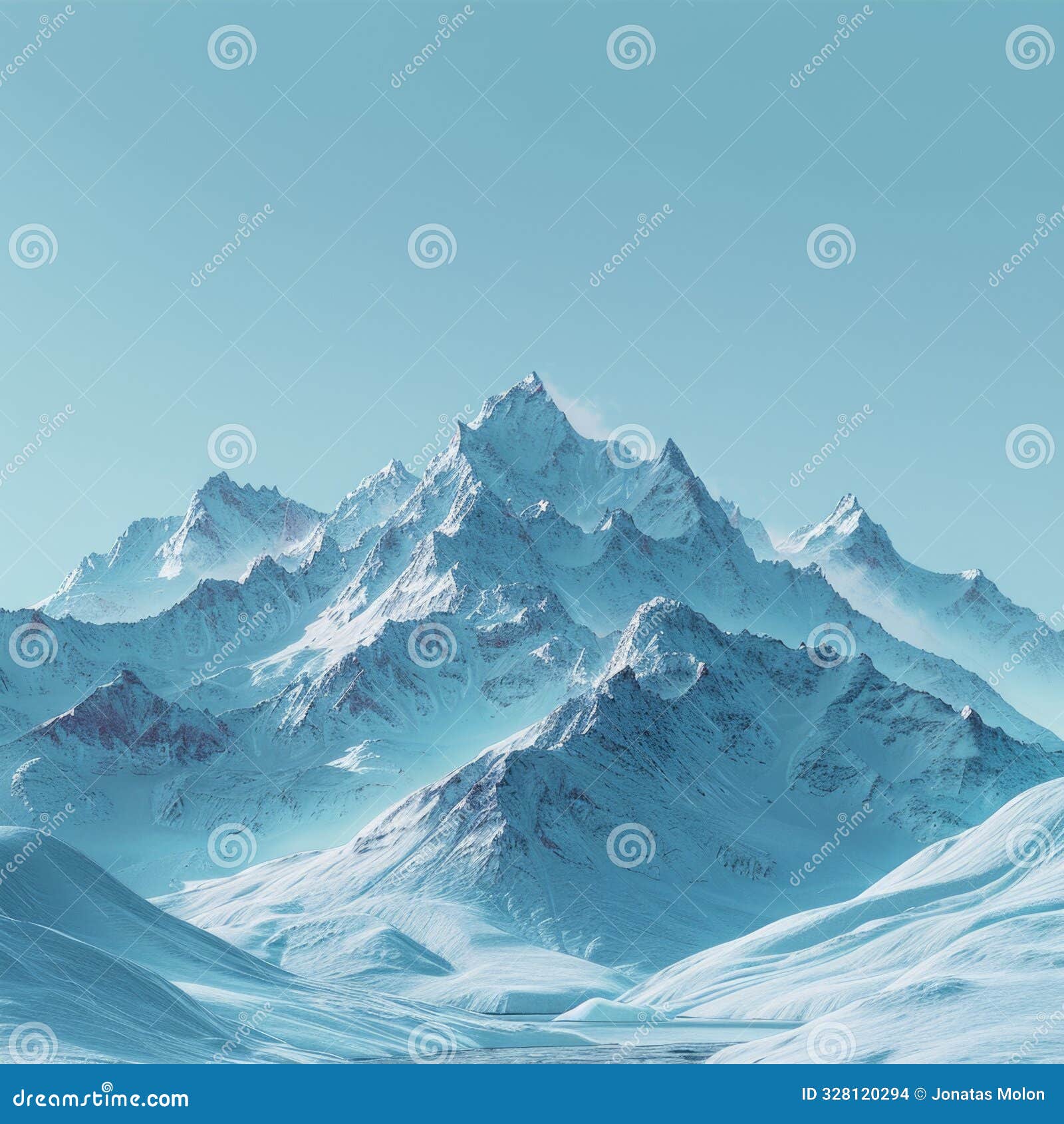 Exploring Majestic Mountain Ranges Under a Clear Blue Sky: a Journey ...