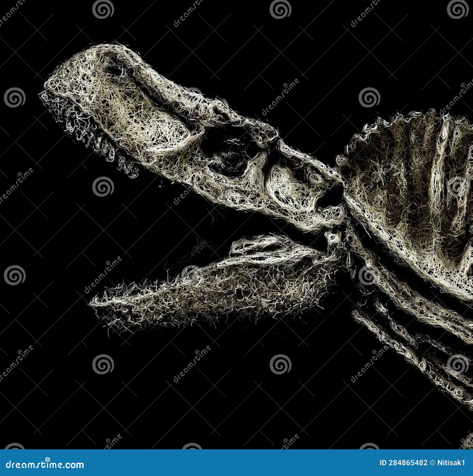 World of Dinosaur Line Art in Captivating Visuals Stock Illustration ...