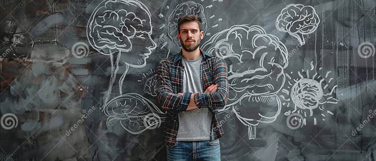 Exploring the Mind: a Creative Look at Different Brain Sides Stock ...