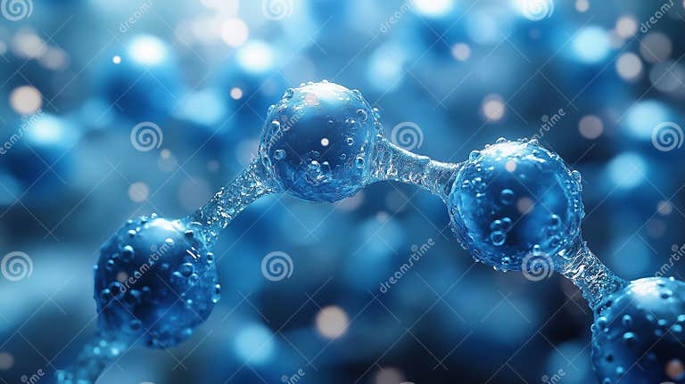 Exploring Molecular Structure and Dynamics of Water Particles Stock ... Exploring Molecular Structure and Dynamics of Water Particles Stock ...