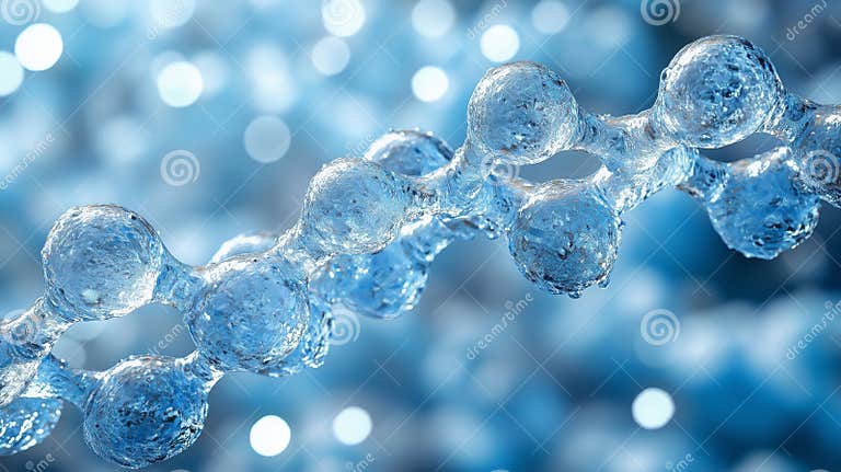 Exploring the Molecular Structure of Water and Its Properties Stock ...