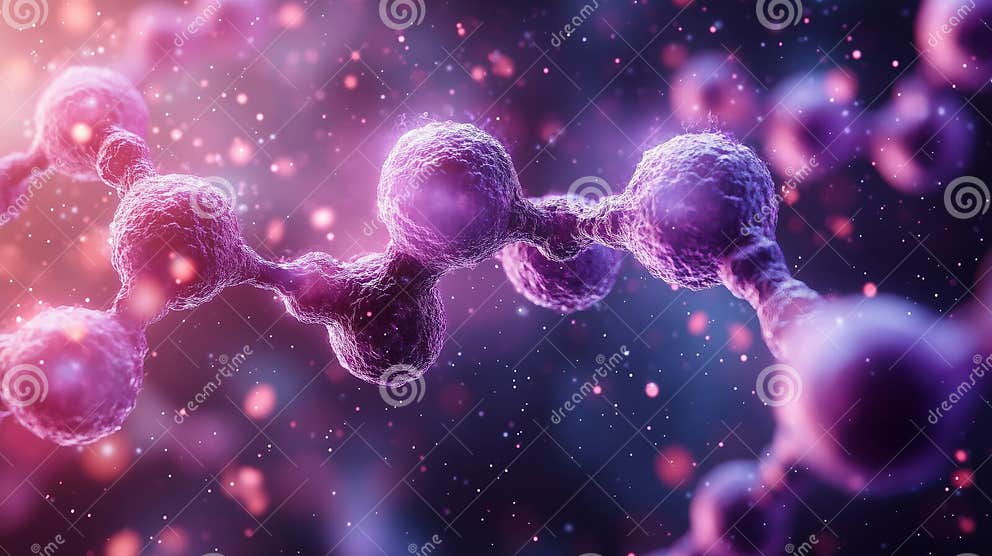Exploring Molecular Structures in Advanced Biological Research Stock ...
