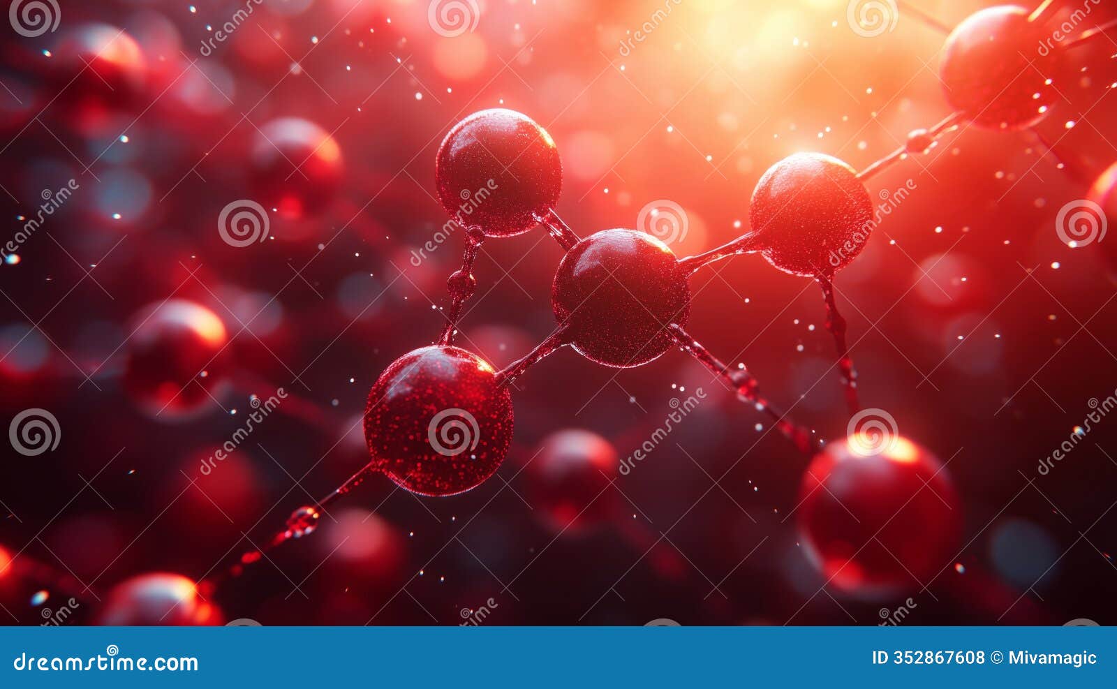 Exploring Molecular Structures and Bonds in Scientific Research Stock ...