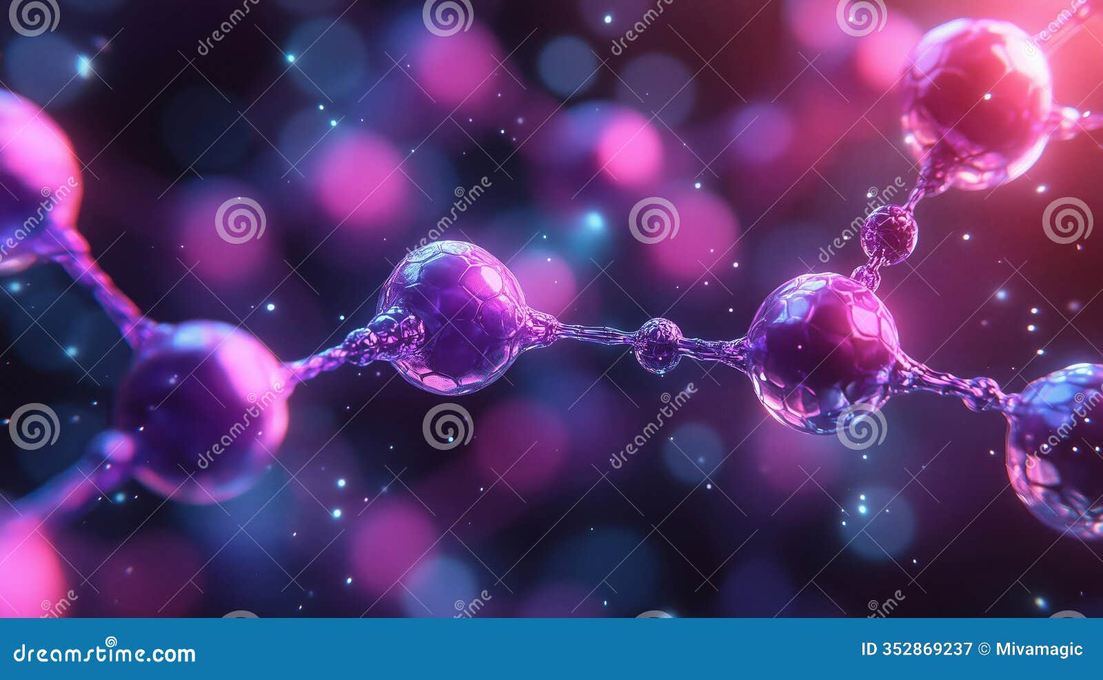 Exploring Molecular Structures and Chemical Interactions Stock Image ...