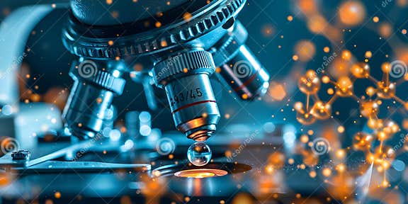 Exploring Molecules Under a Microscope in a Scientific Research Setting ...