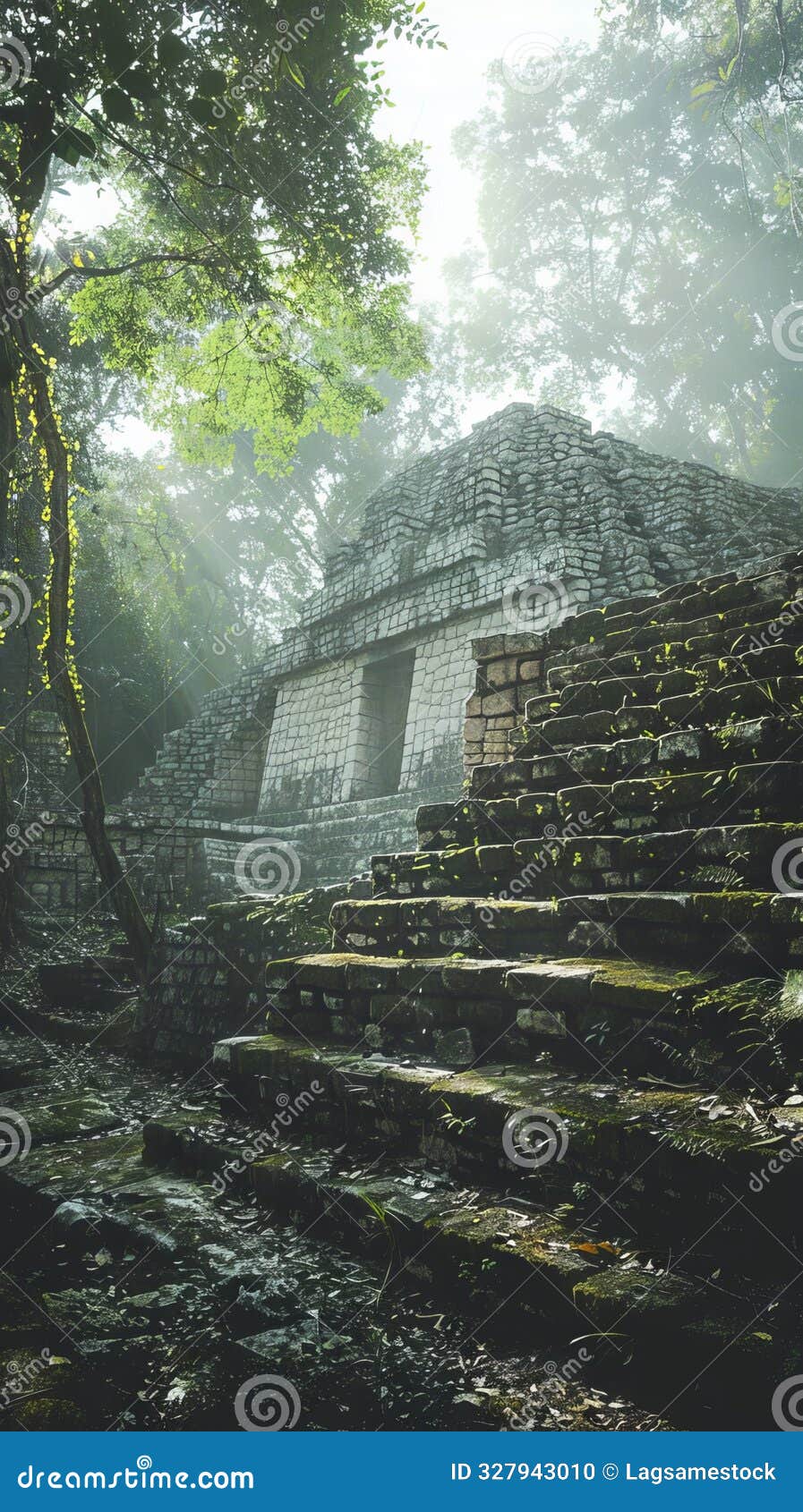 Exploring the Mysterious Ruins of an Ancient Civilization Stock ...