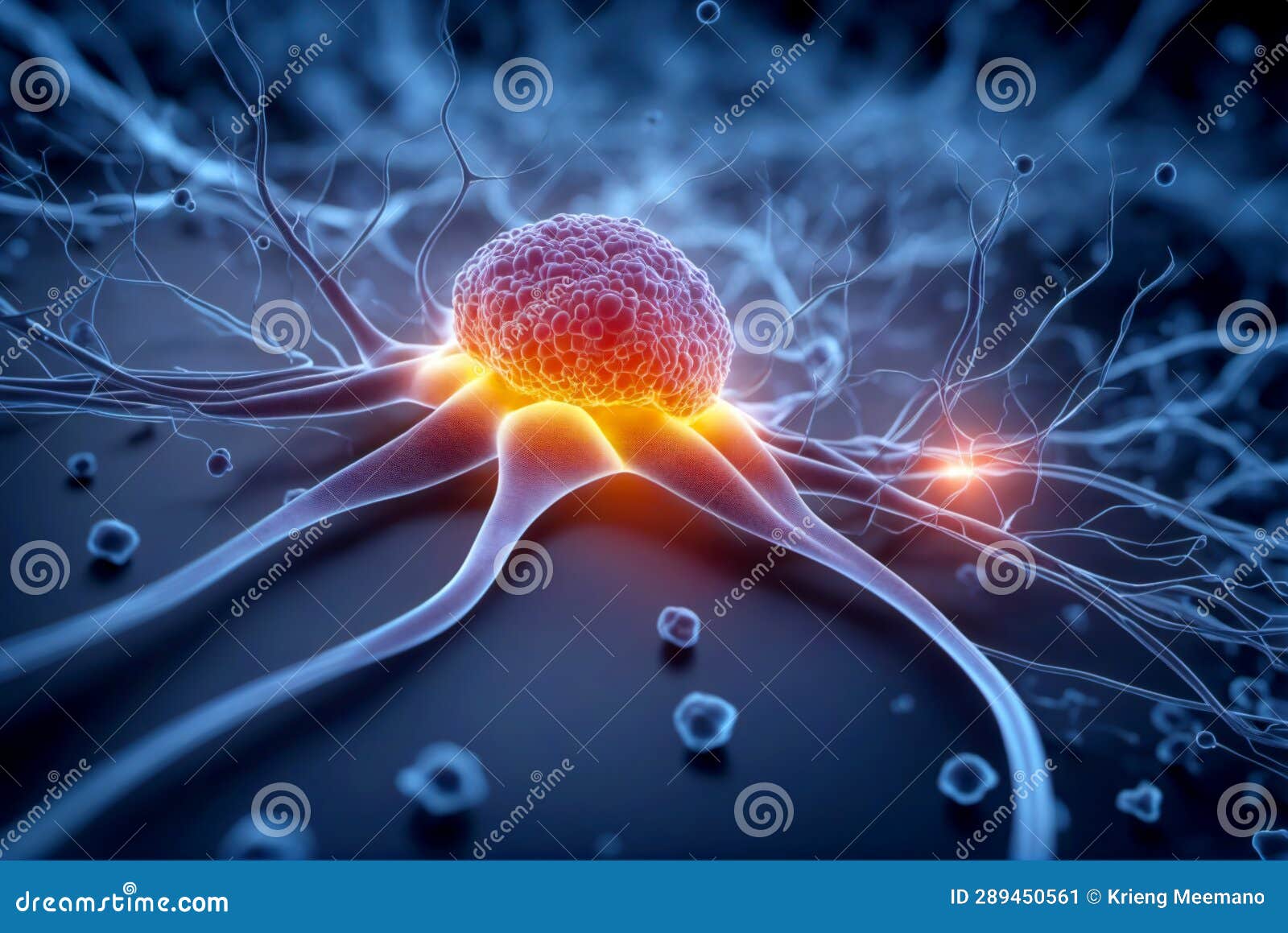 Nanostructure Of Human Nervous System Stock Image | CartoonDealer.com ...